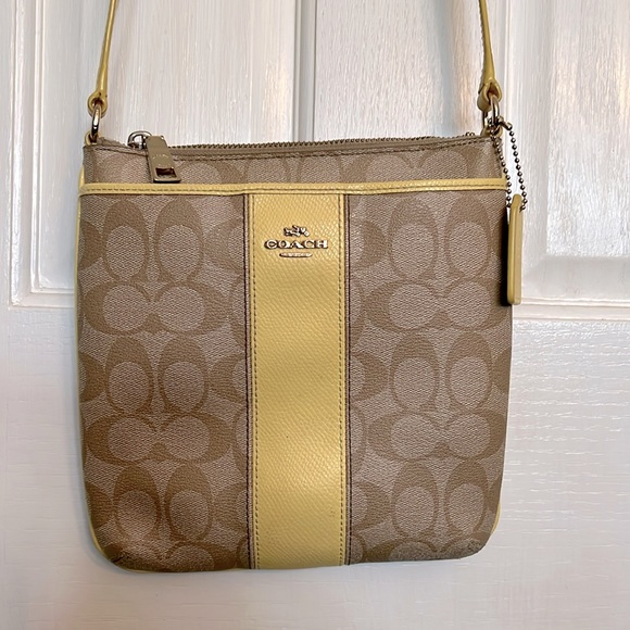 Coach | Bags | Coach Yellow Messenger Crossbody | Poshmark